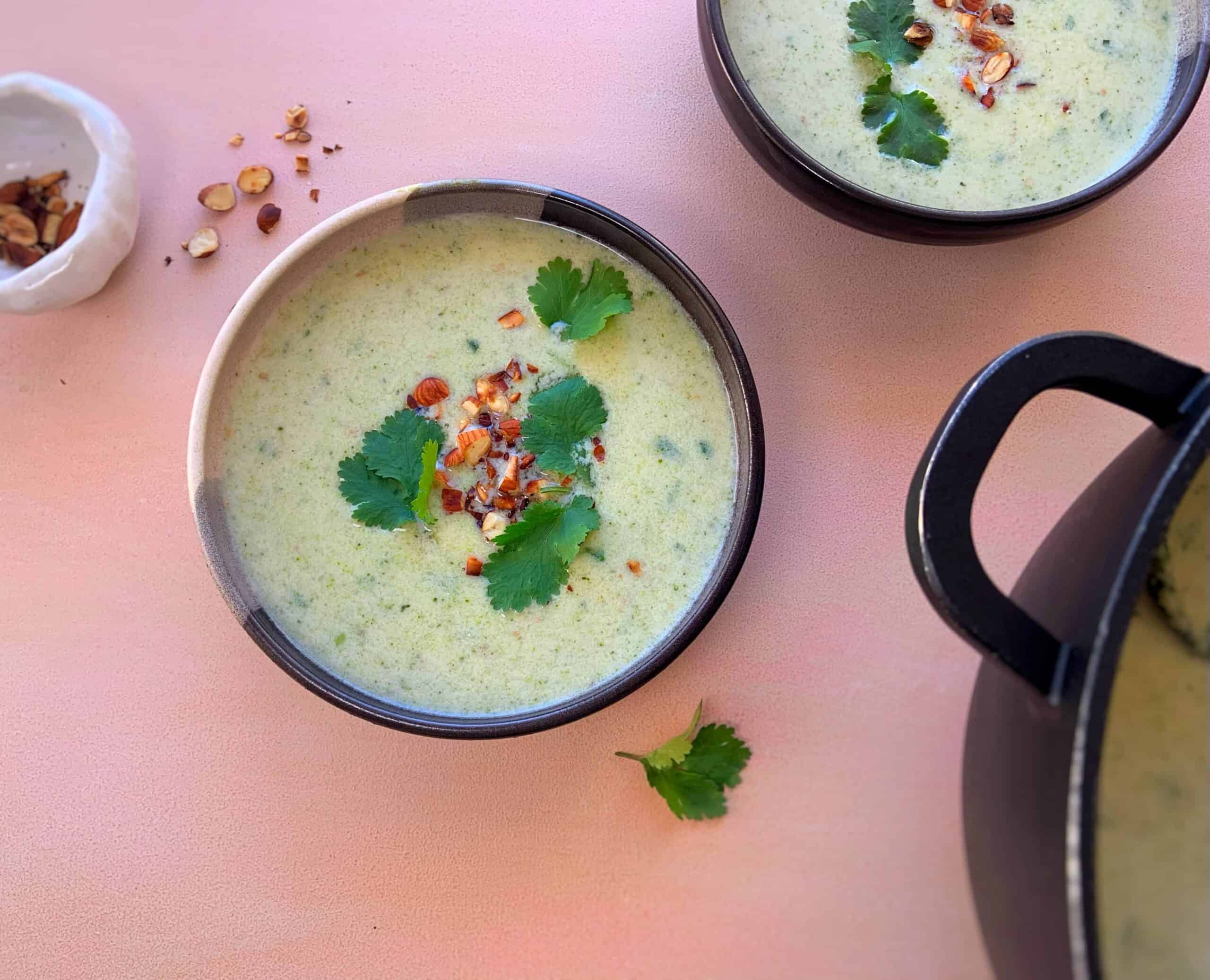 Keto Soup Broccoli Ginger And Coriander The Fast 800 Keto Soup Broccoli Ginger And Coriander The Fast 800